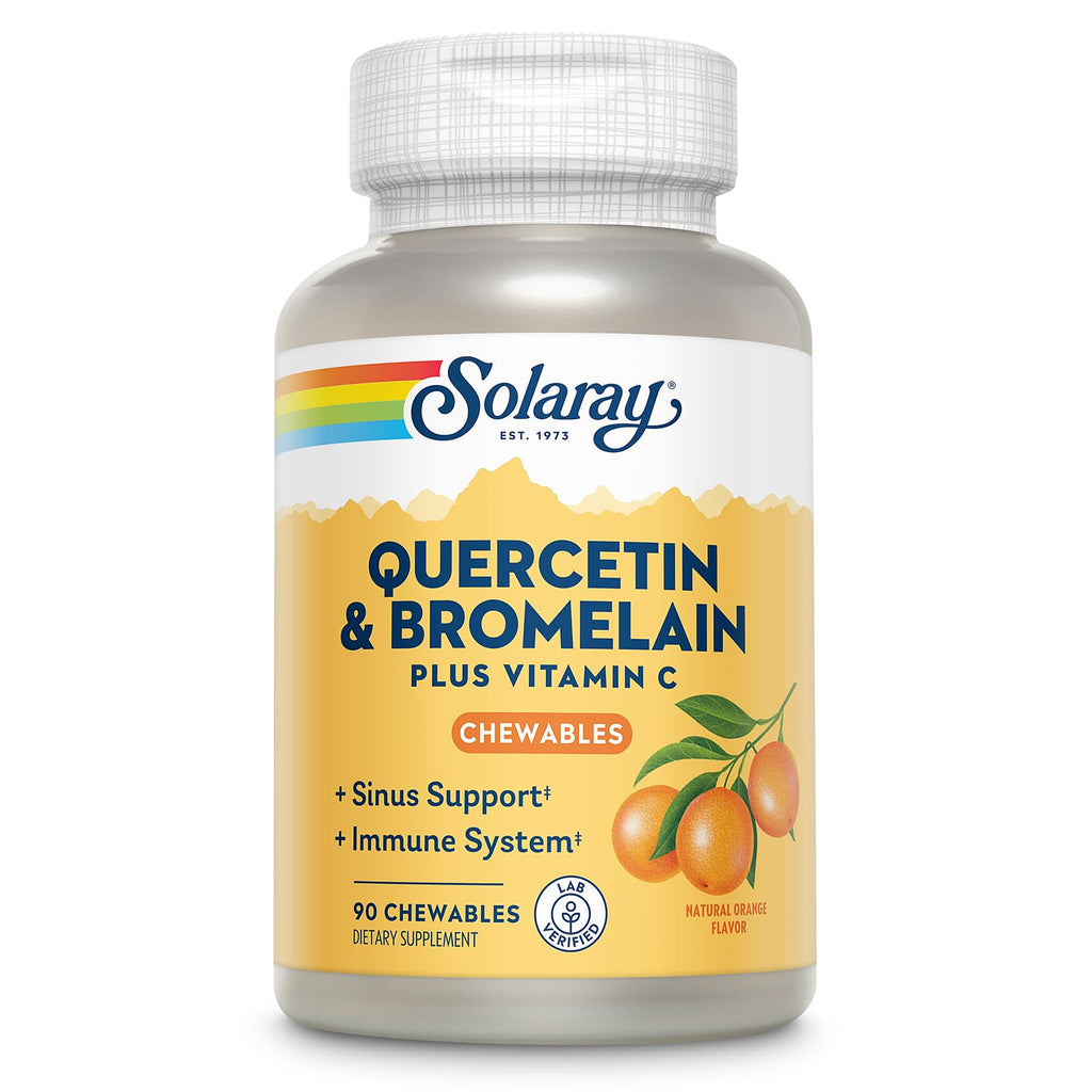 Solaray Quercetin Bromelain chewables