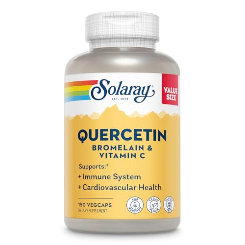 SOLARAY Quercetin Bromelain immune support