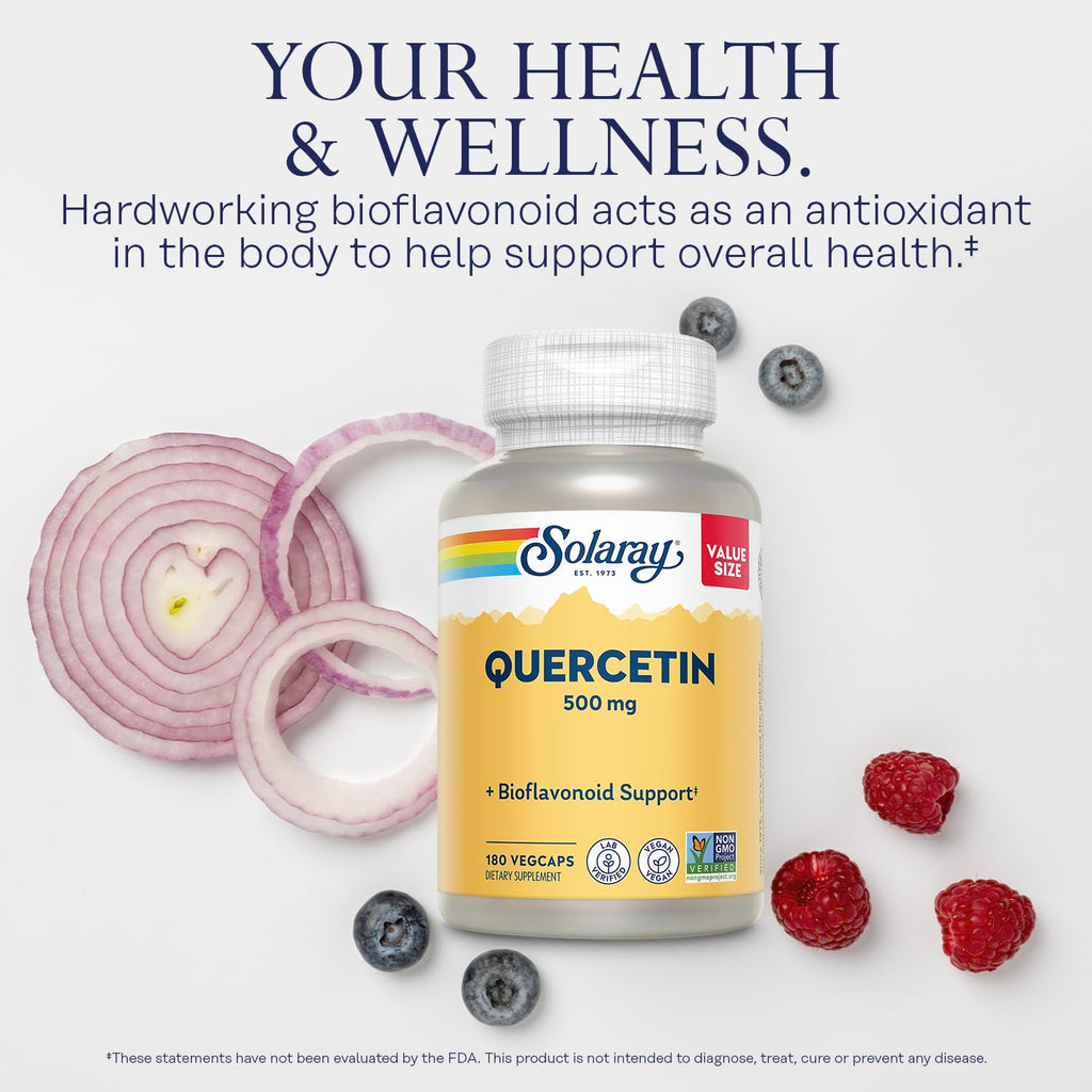 SOLARAY quercetin for seasonal allergies