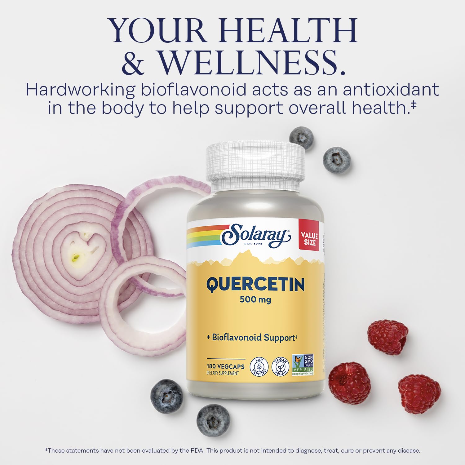 SOLARAY quercetin for seasonal allergies