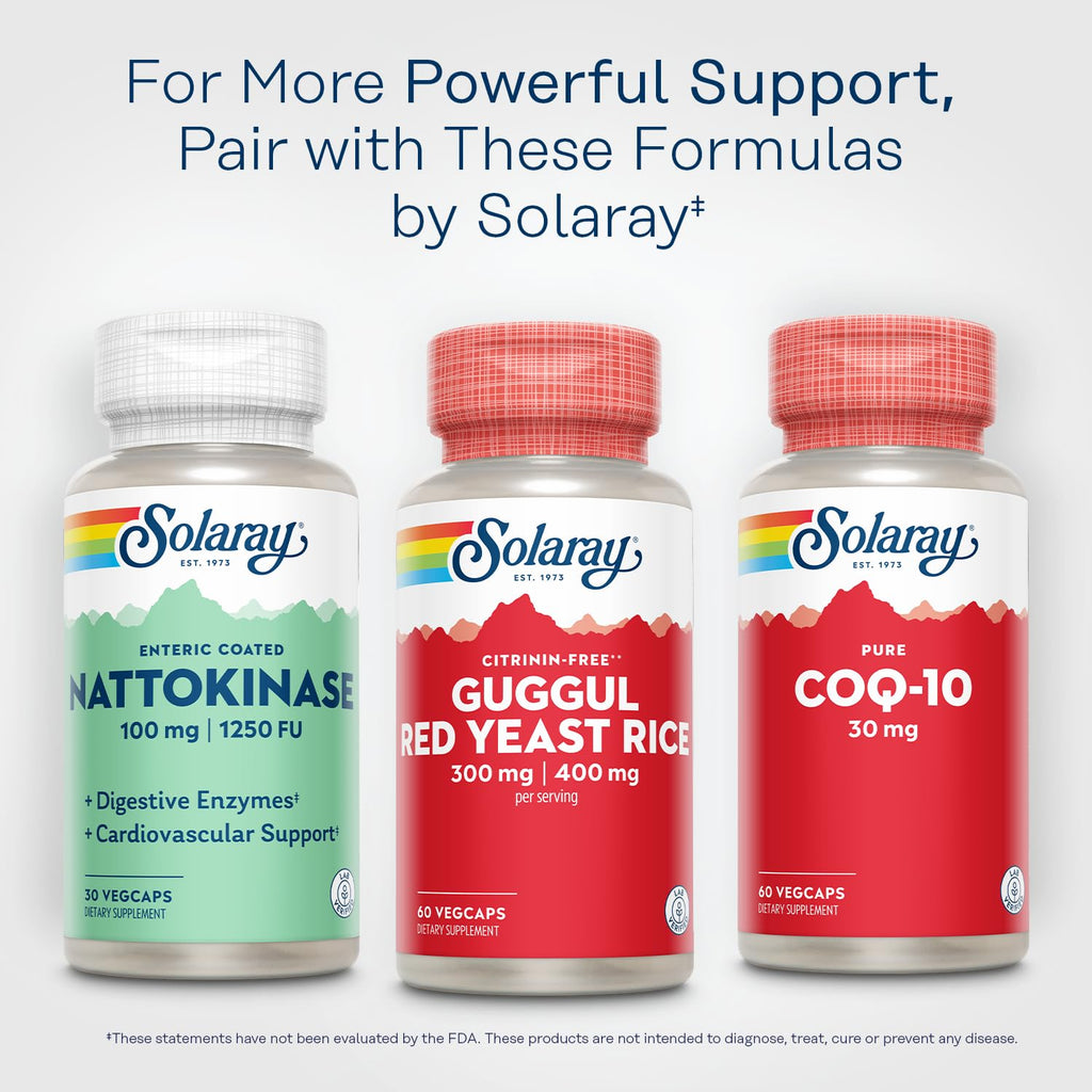 SOLARAY red yeast rice formula
