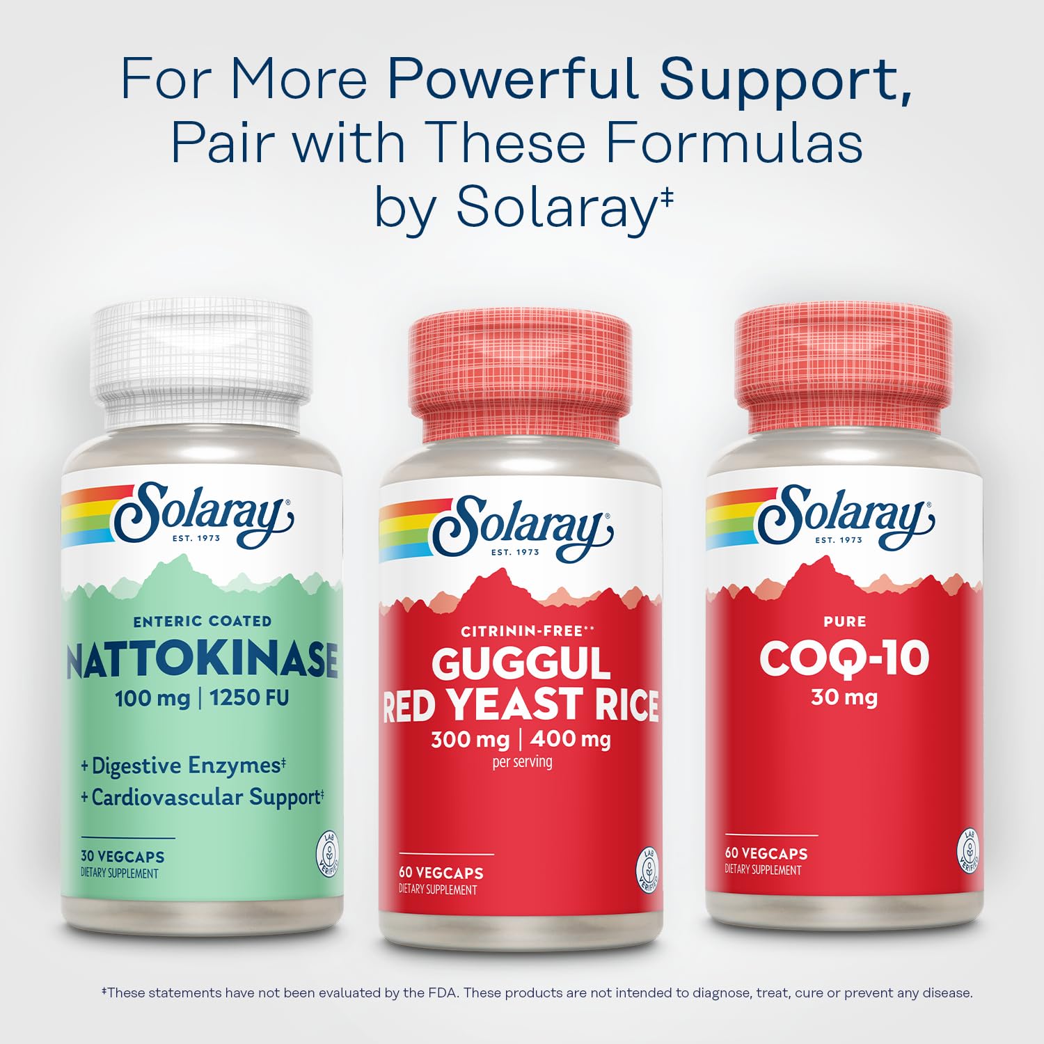 SOLARAY red yeast rice formula