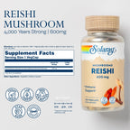 SOLARAY reishi mushroom capsules