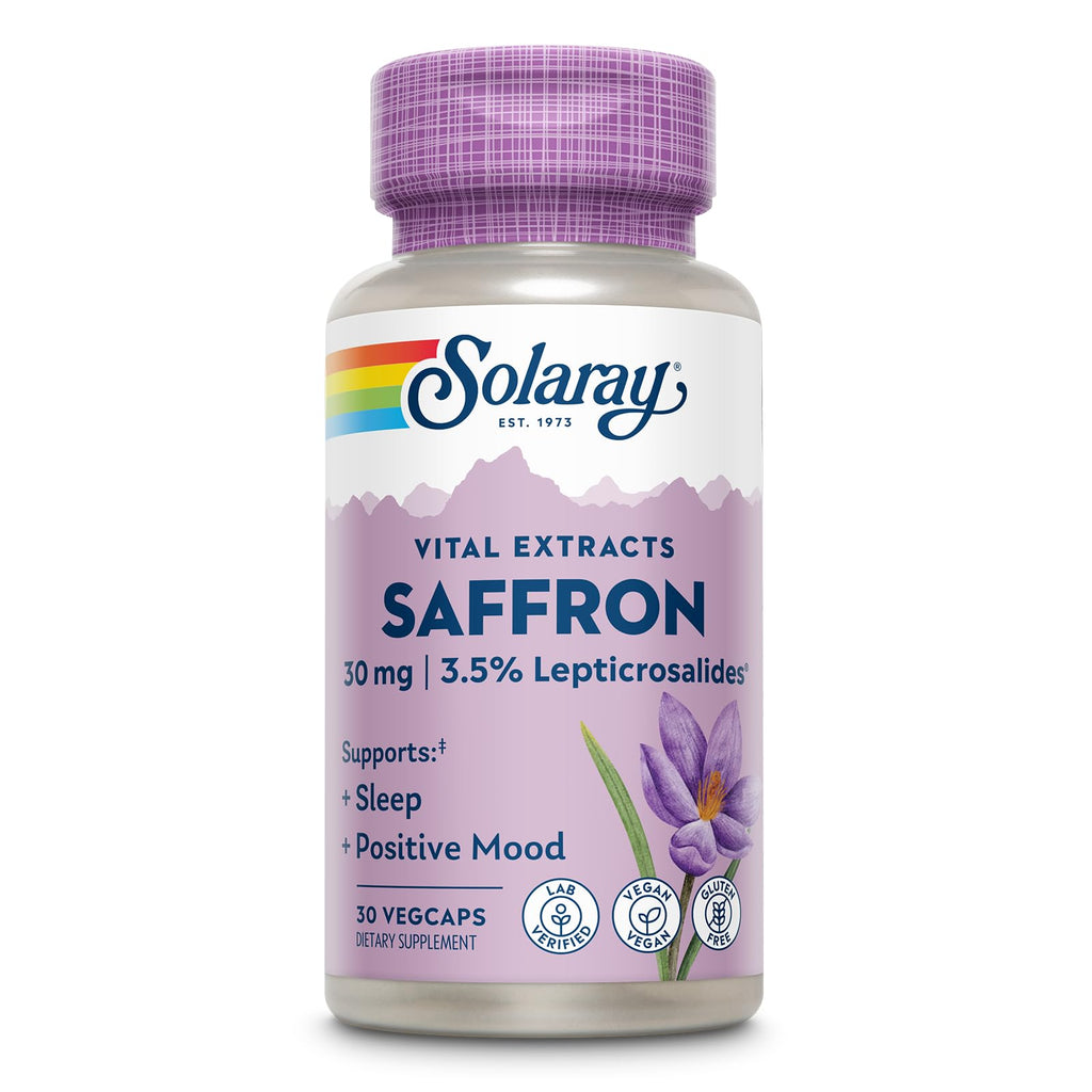SOLARAY Saffron Extract for sleep support