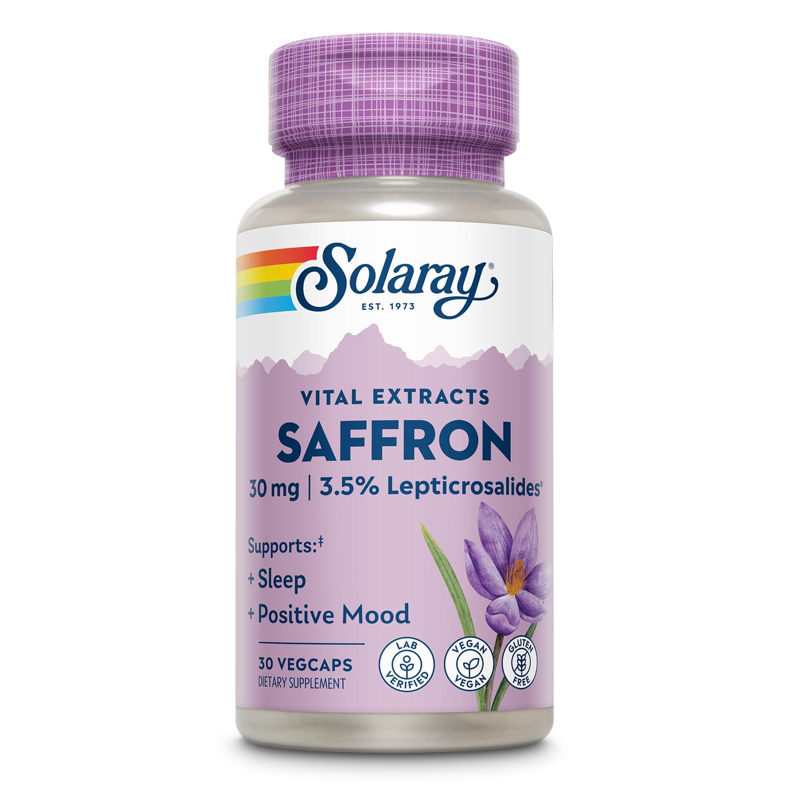 SOLARAY Saffron Extract for sleep support