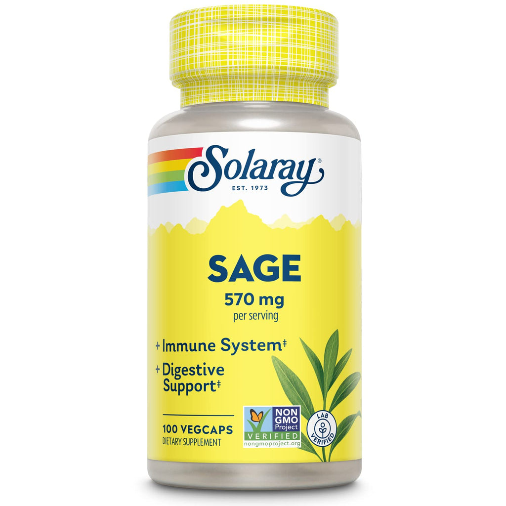 Solaray sage leaves vitamin A supplement