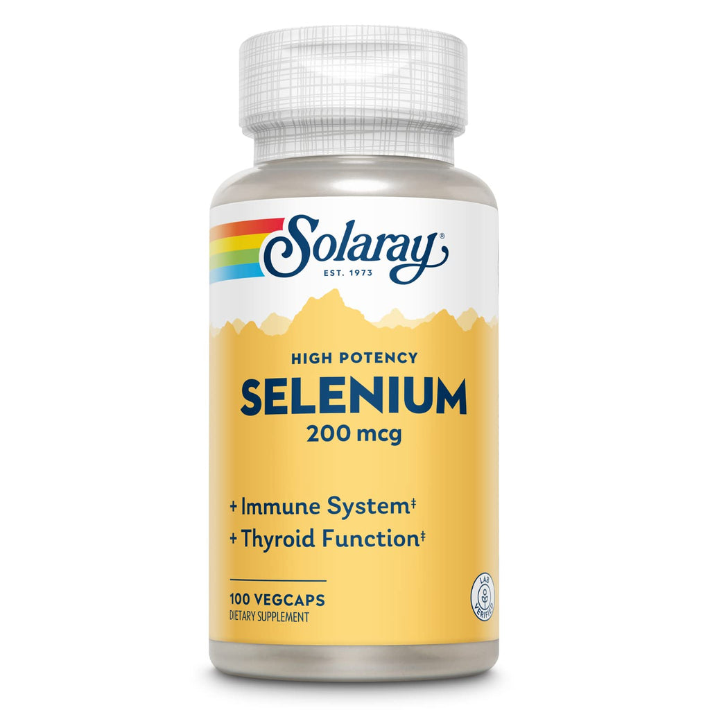 Solaray selenium 200 mcg capsules