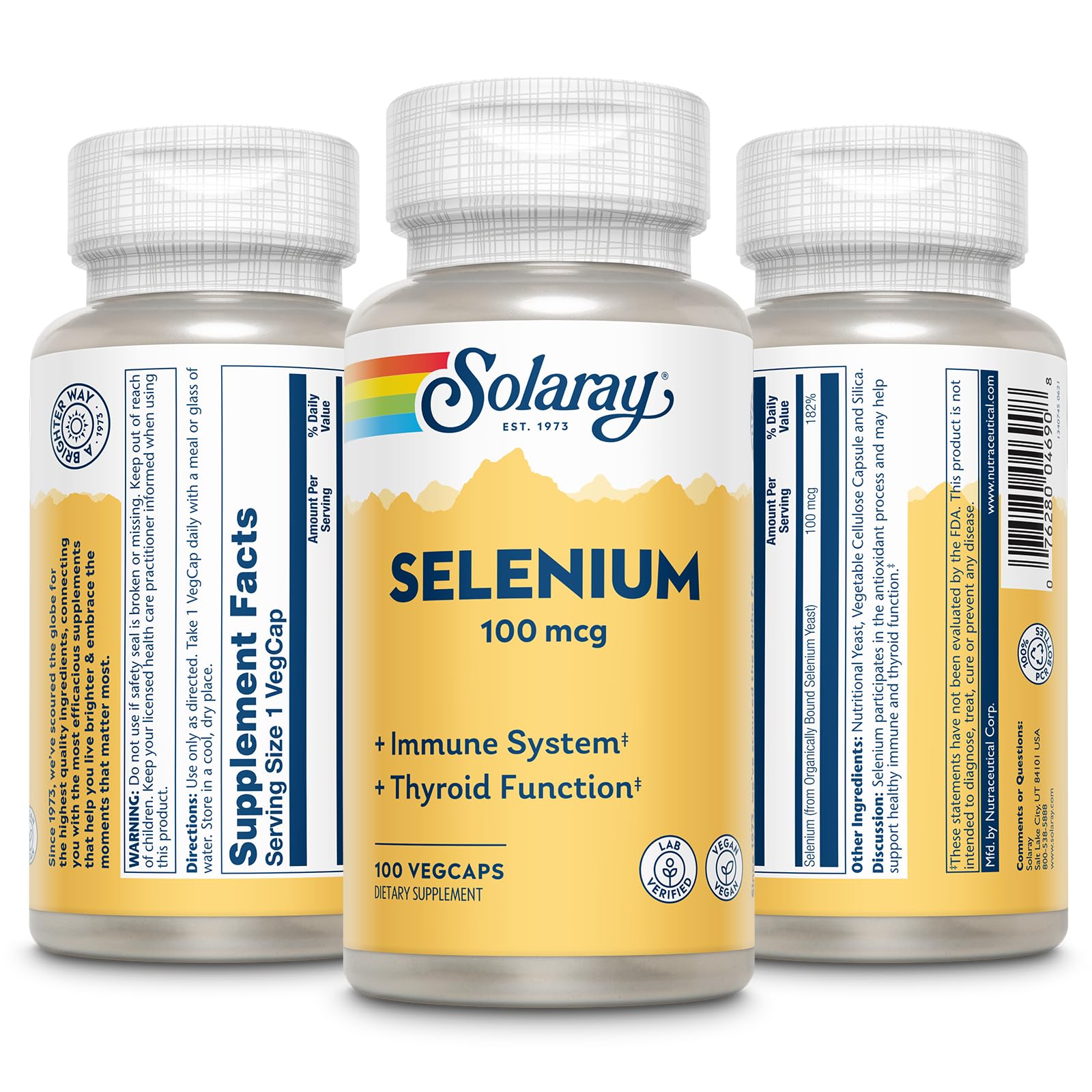 Solaray selenium vegcaps for vitality
