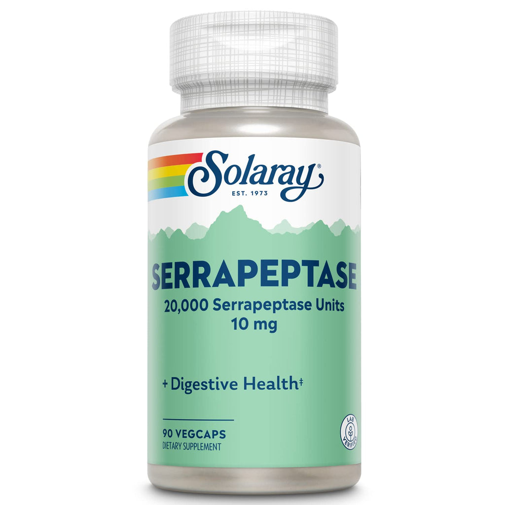 Solaray Serrapeptase multivitamins for wellness