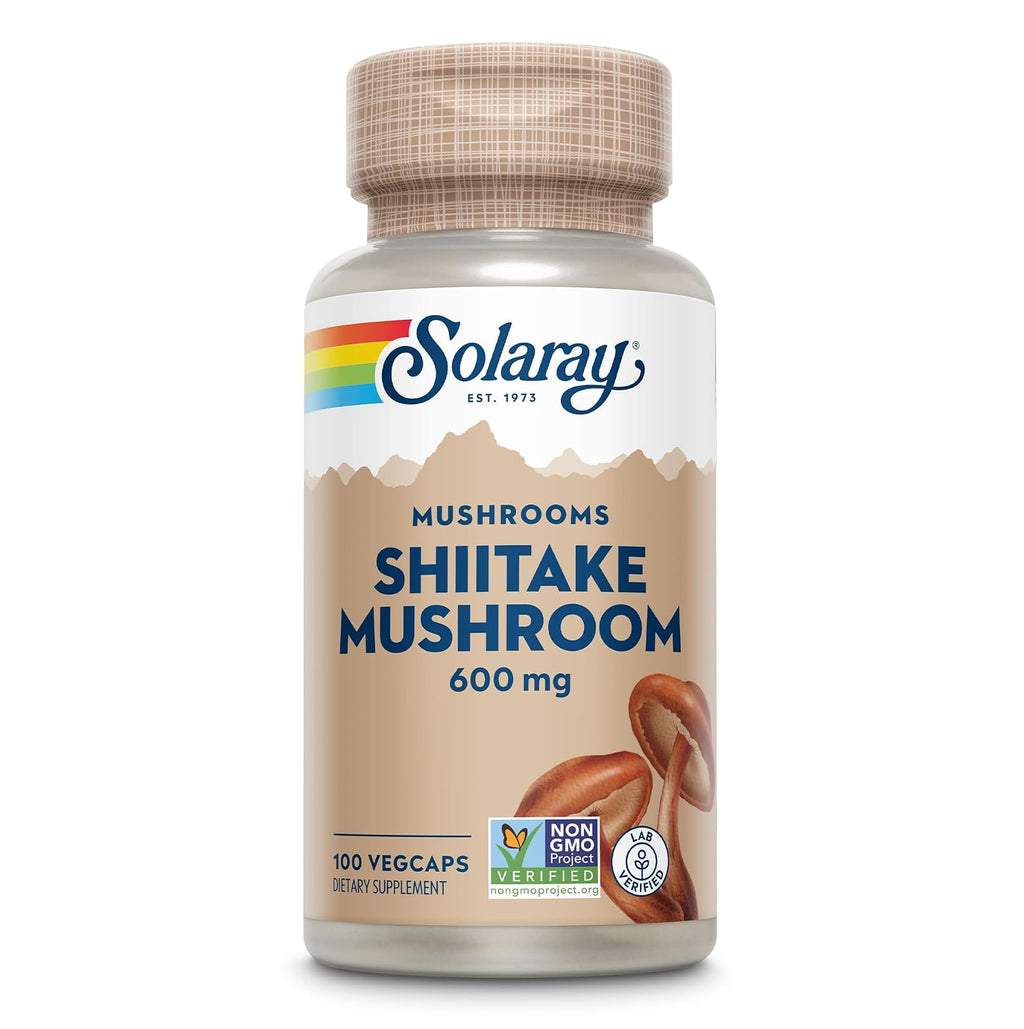 SOLARAY shiitake mushroom supplement benefits