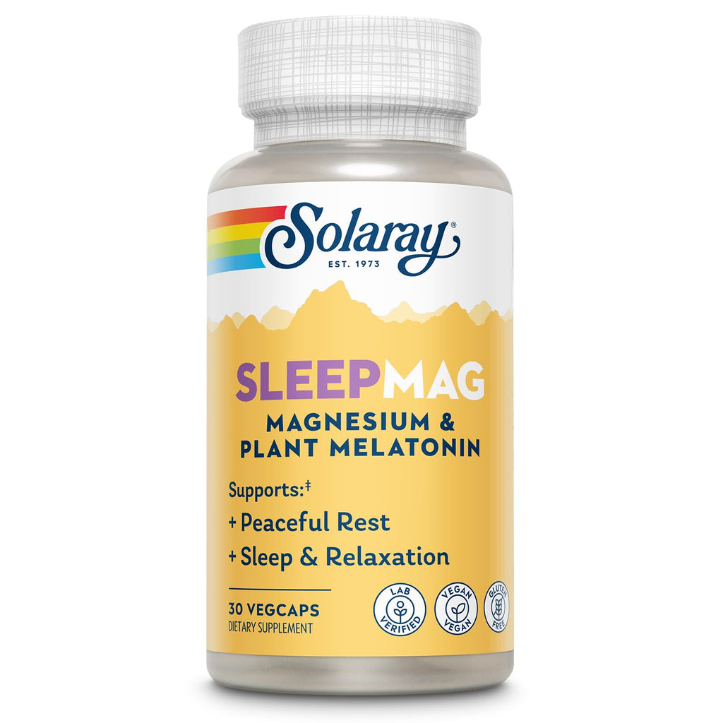 SOLARAY SleepMag magnesium glycinate capsules