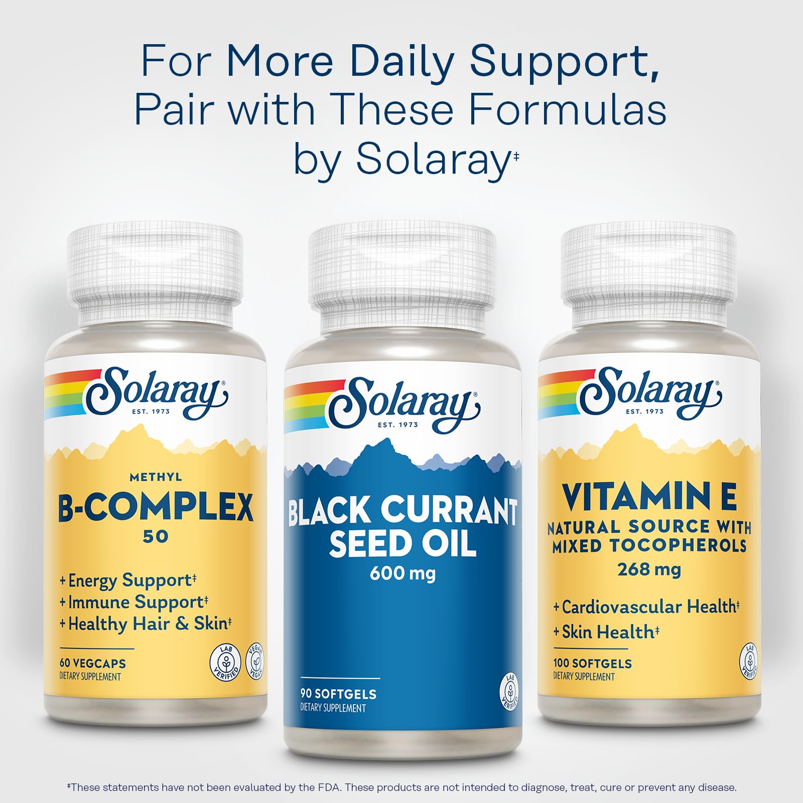 SOLARAY softgels for daily wellness
