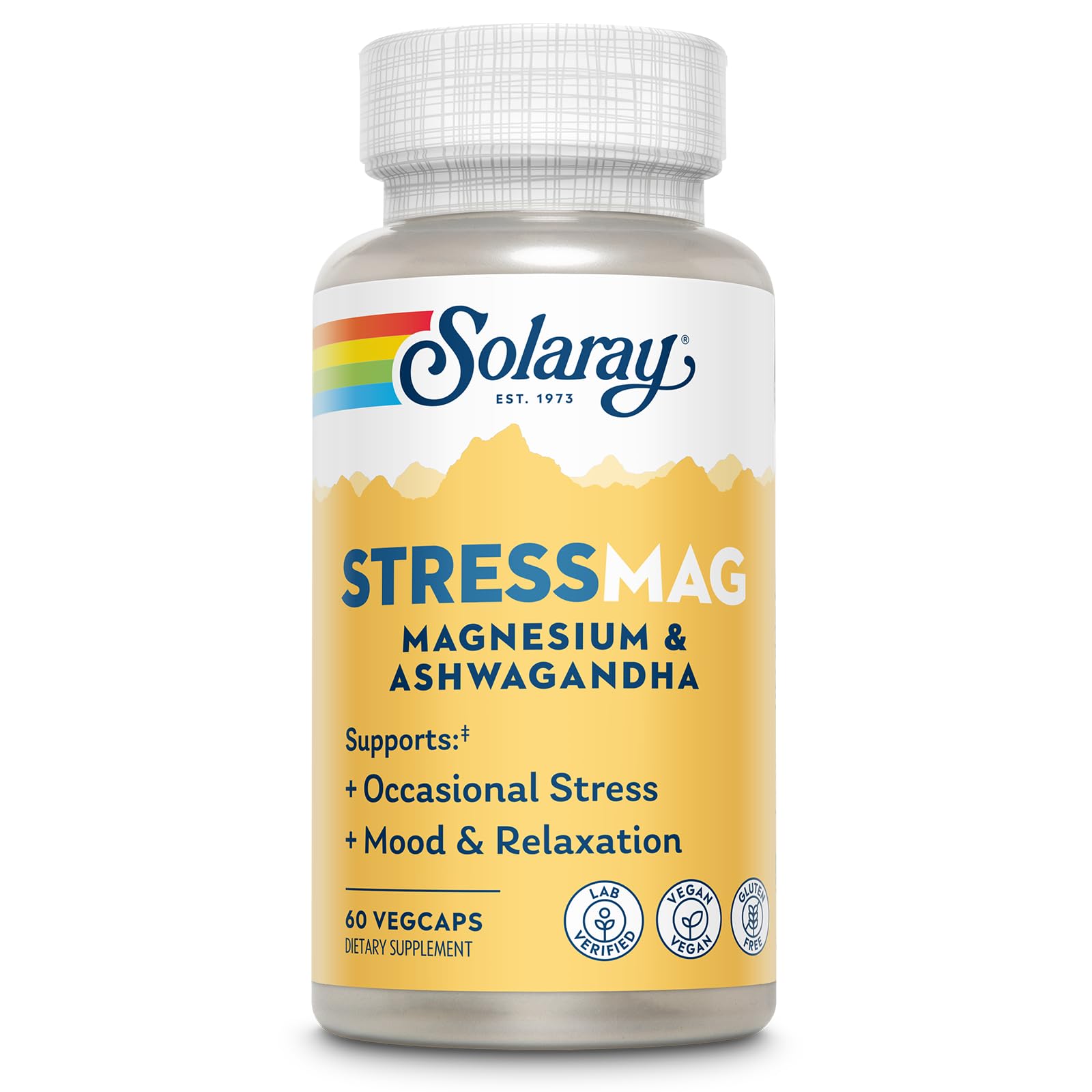 Solaray StressMag magnesium glycinate capsules