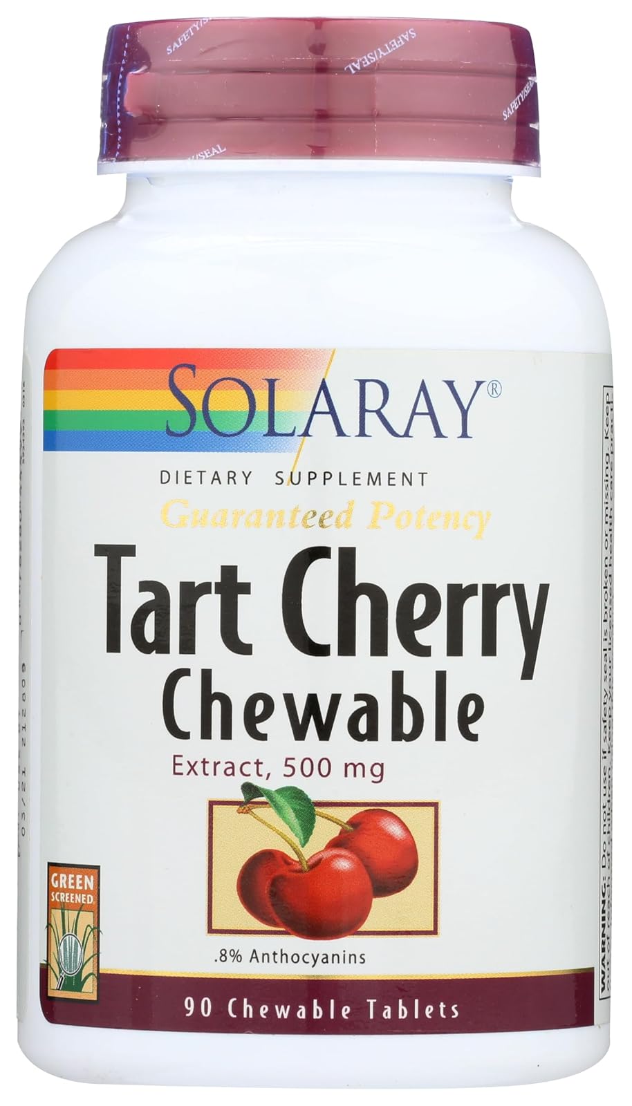 Solaray Tart Cherry chewable multivitamins