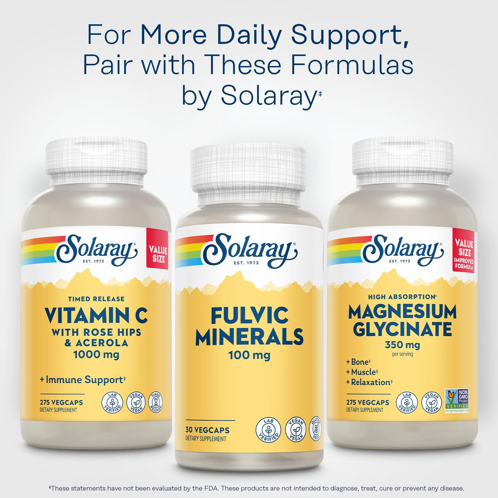 SOLARAY trace minerals for daily vitality