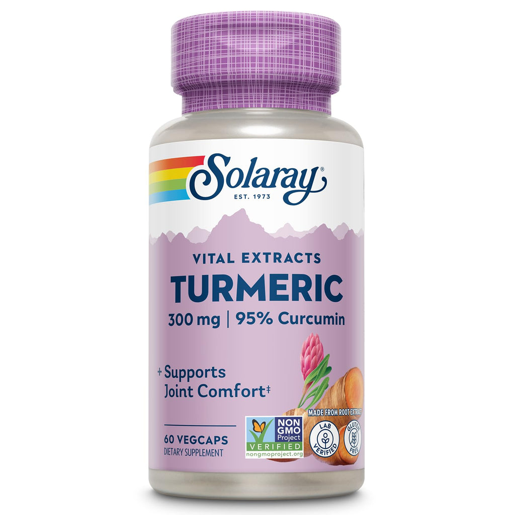 SOLARAY turmeric capsules for wellness