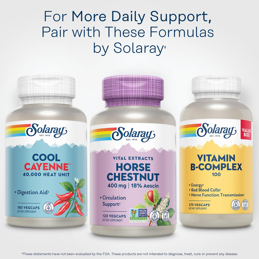 SOLARAY vitamin A horse chestnut extract