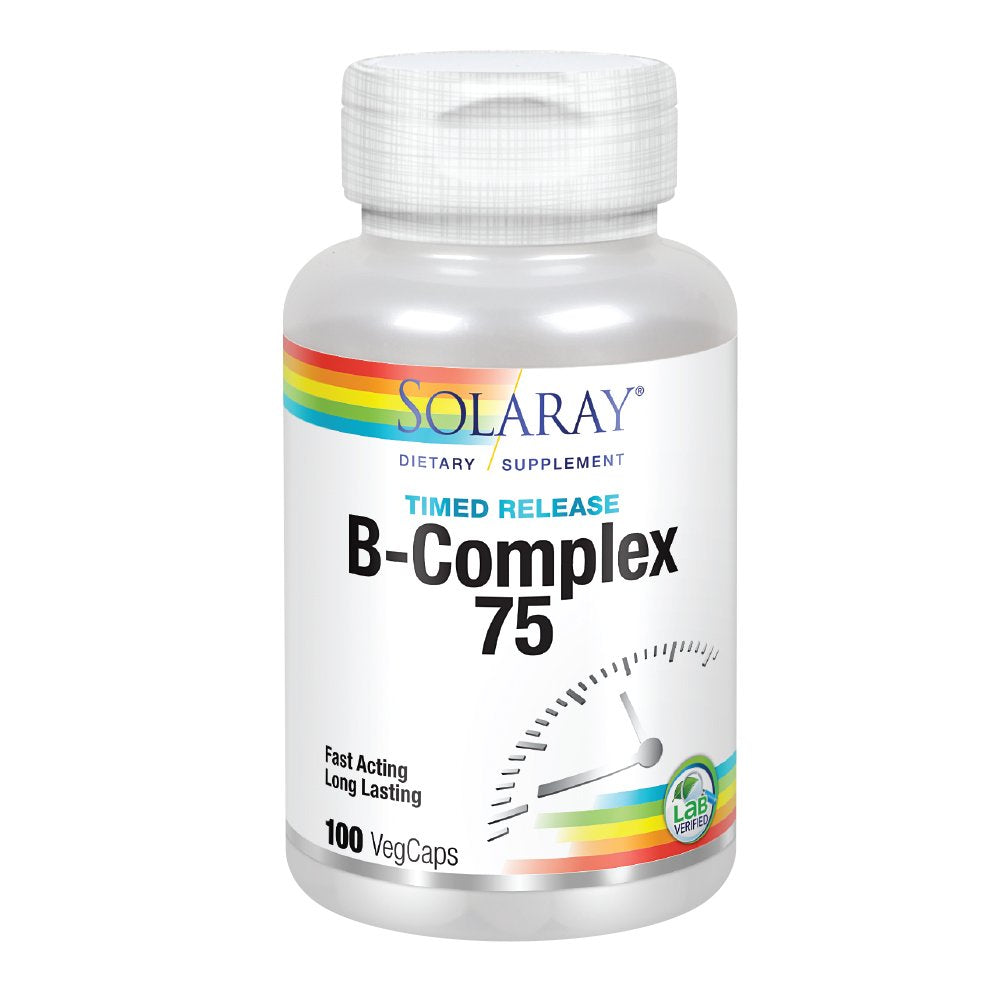 SOLARAY vitamin b complex 75 mg capsules