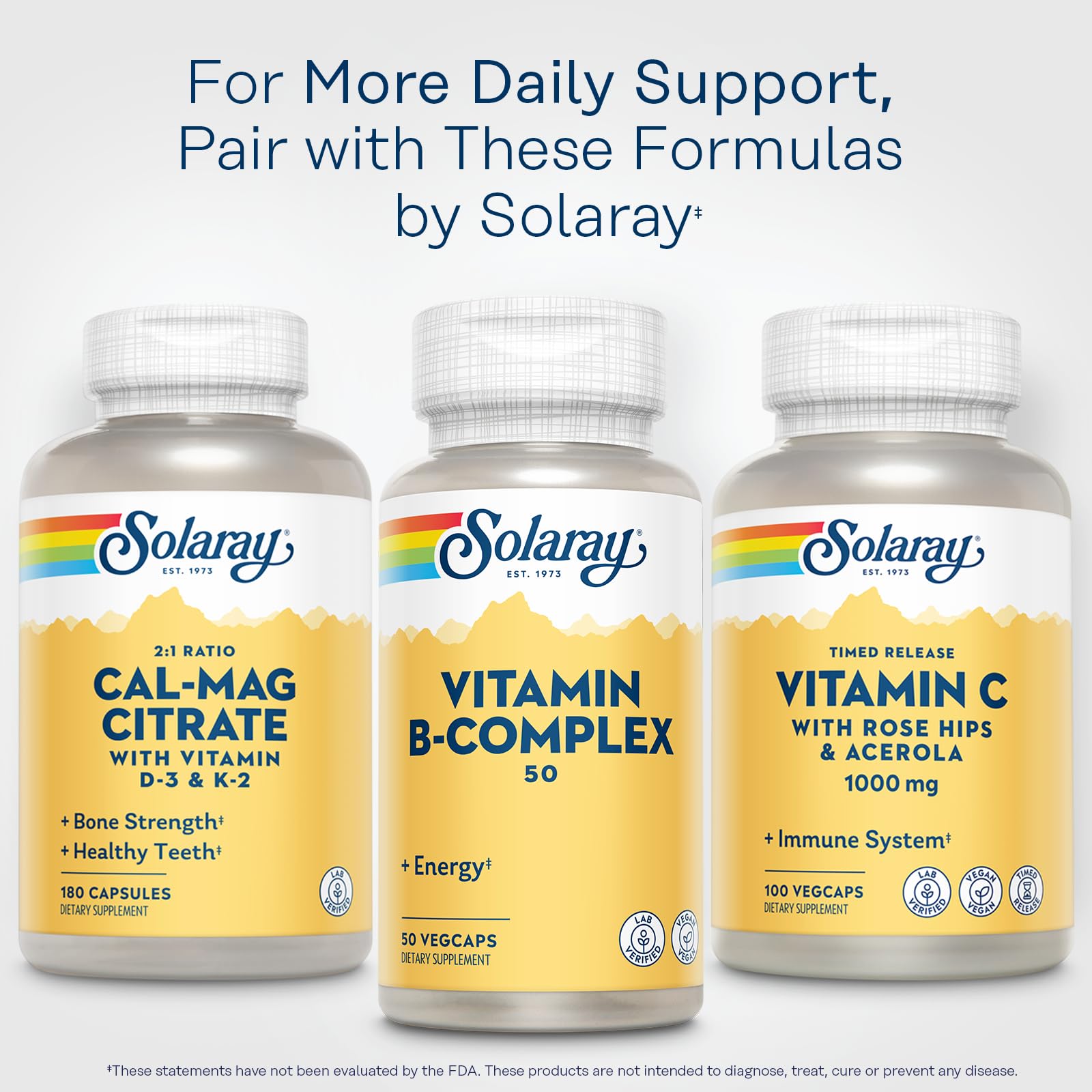 SOLARAY Vitamin B Complex for overall wellness