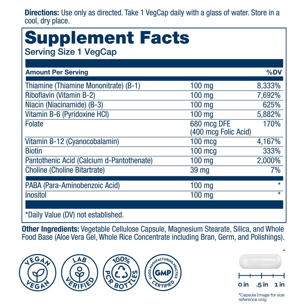 SOLARAY vitamin b complex for stress relief