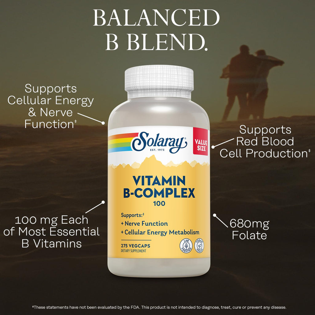 SOLARAY vitamin b complex for stress relief