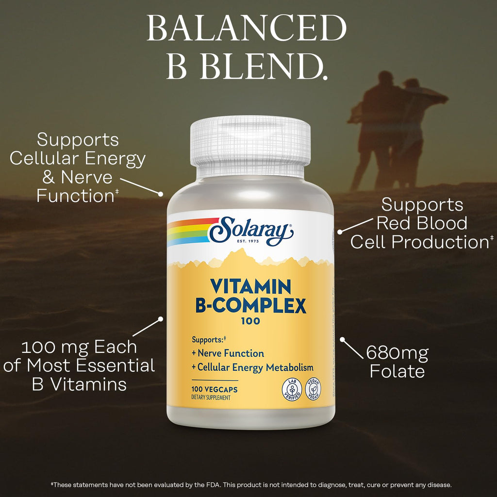 SOLARAY vitamin b complex immune health