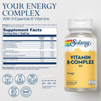 SOLARAY vitamin b complex supports metabolism