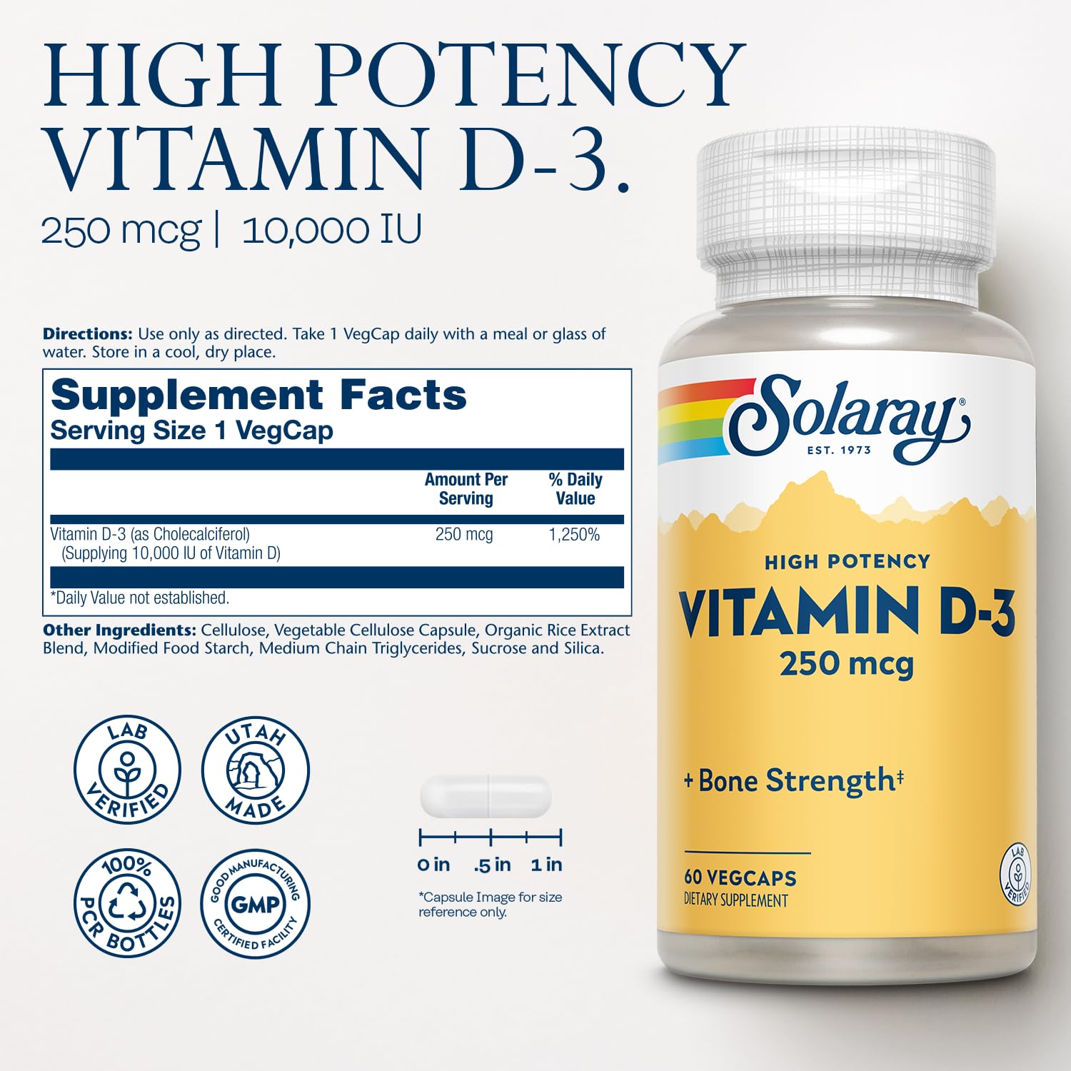 SOLARAY vitamin D for immune support