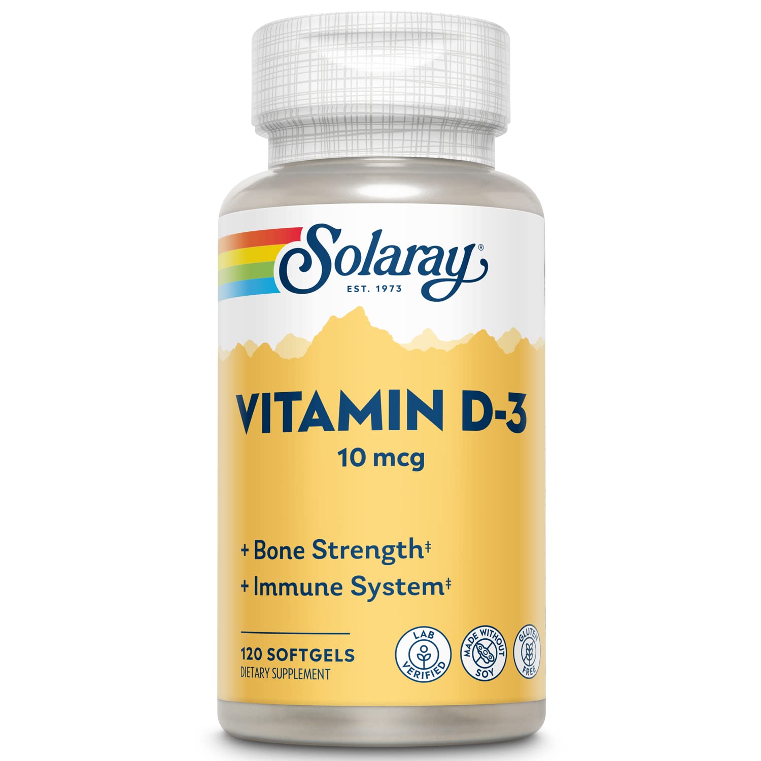 SOLARAY Vitamin D3 400 IU softgels