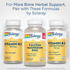 SOLARAY vitamin D3 for calcium absorption