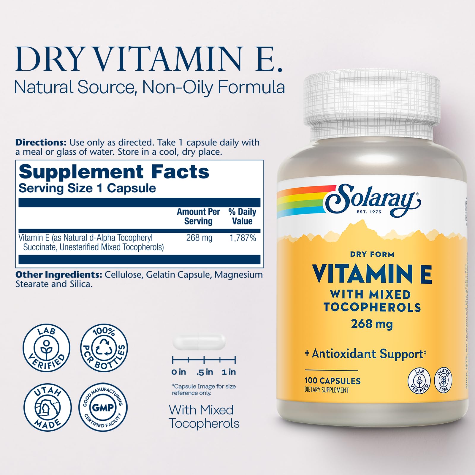 solaray vitamin e for skin health