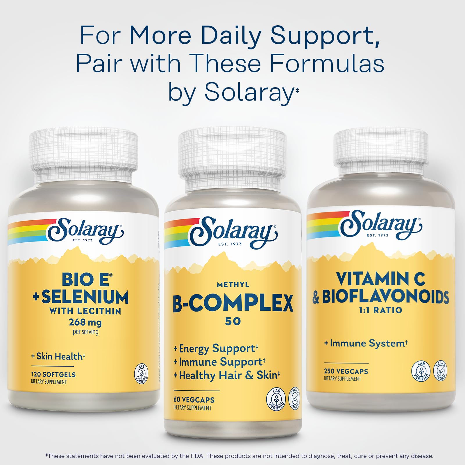 Solaray vitamin E immune support