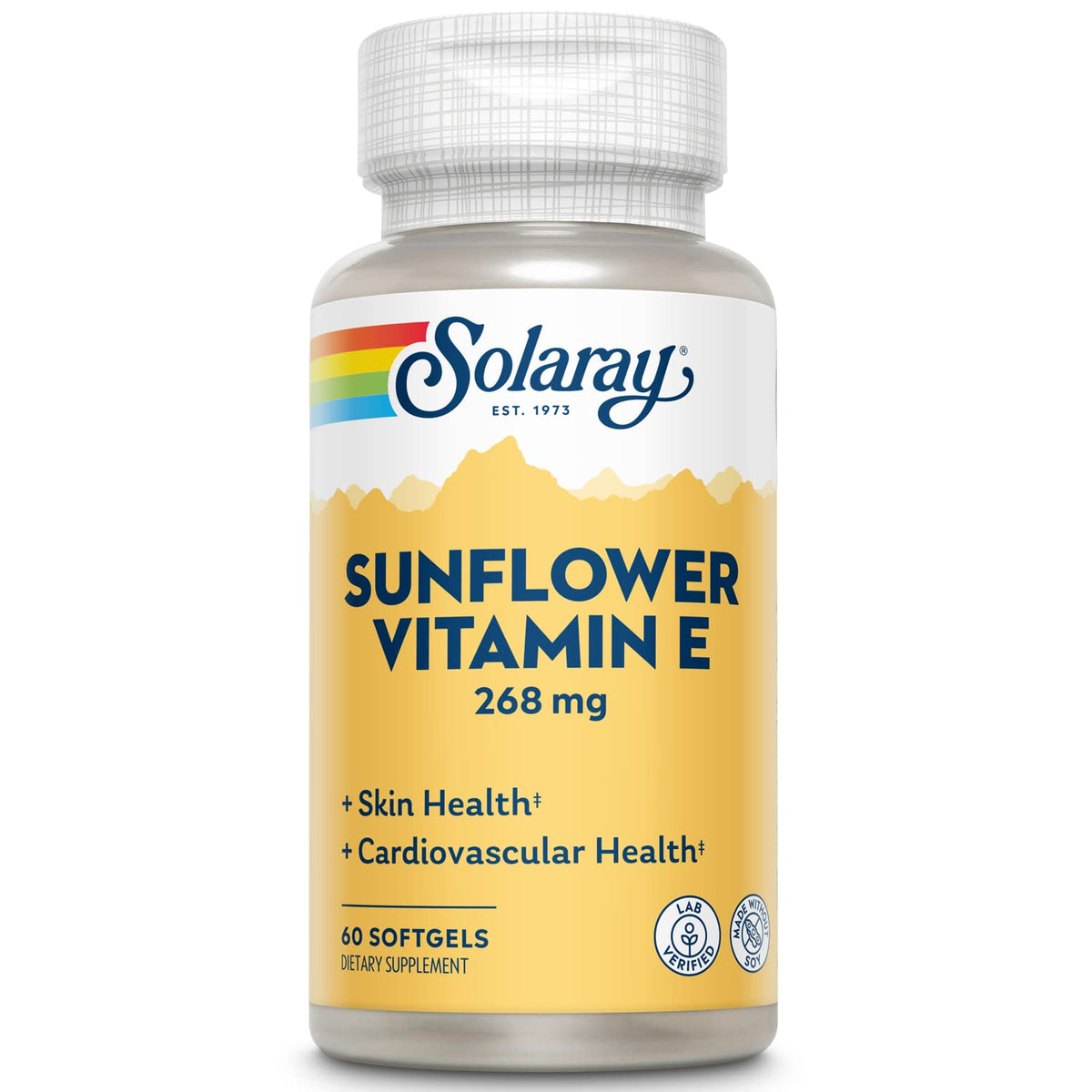SOLARAY Vitamin E softgels for skin health