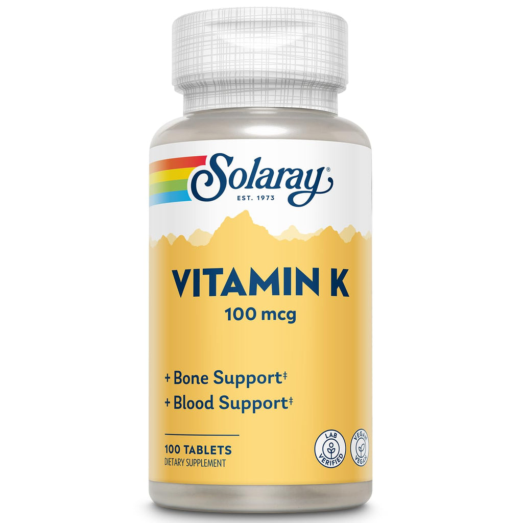 SOLARAY Vitamin K1 100 mcg tablets