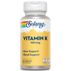 SOLARAY Vitamin K1 100 mcg tablets