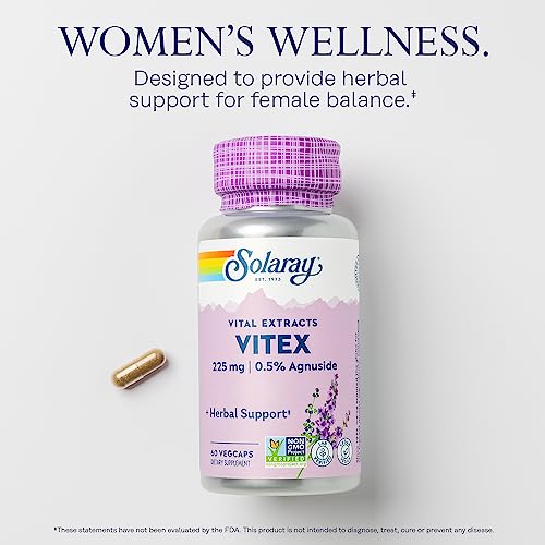 SOLARAY Vitex Berry extract benefits