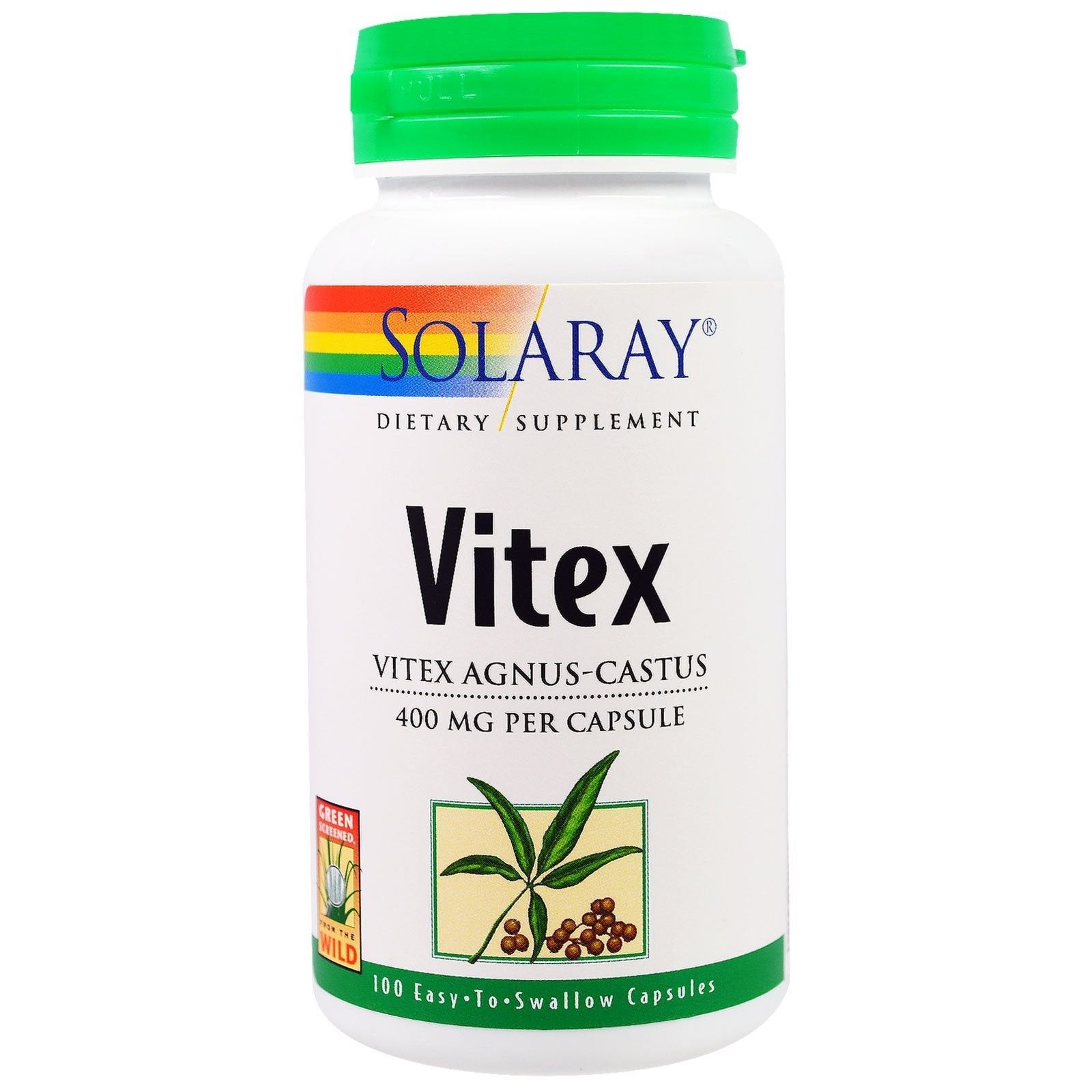 SOLARAY Vitex whole berry capsules