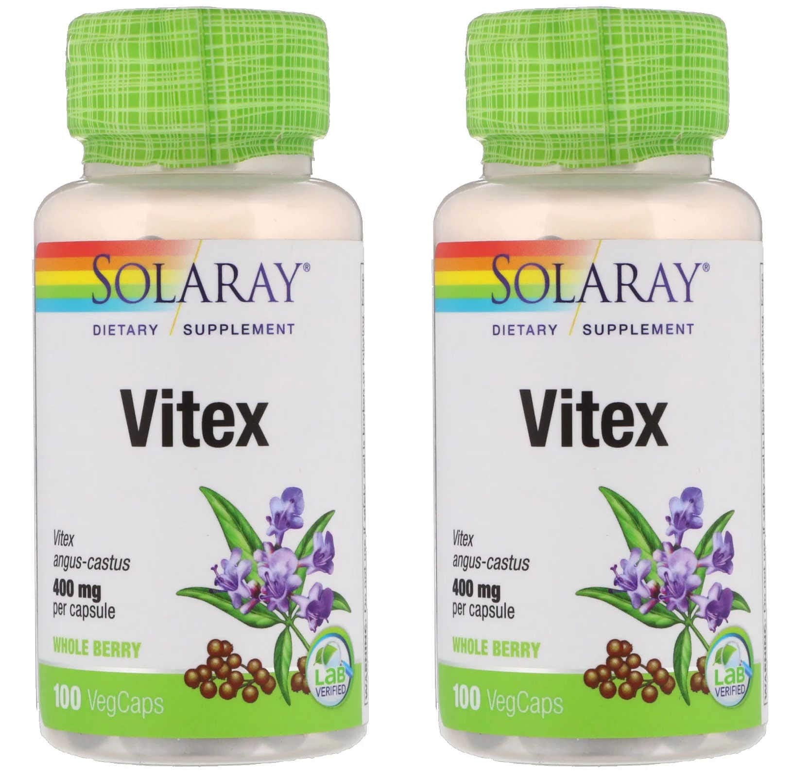 SolaRay Vitex whole berry capsules