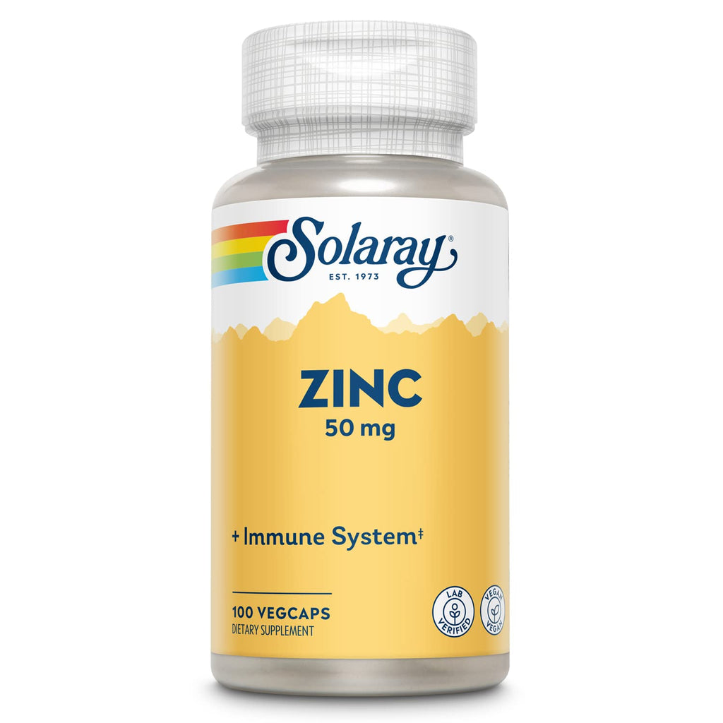 Solaray zinc 50 mg capsules