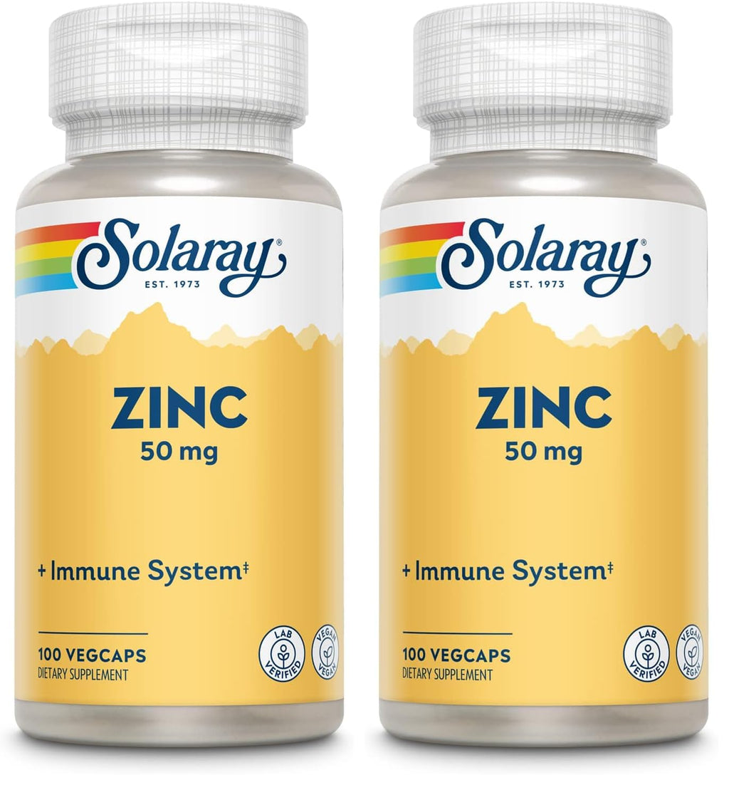 Solaray zinc capsules for immune support