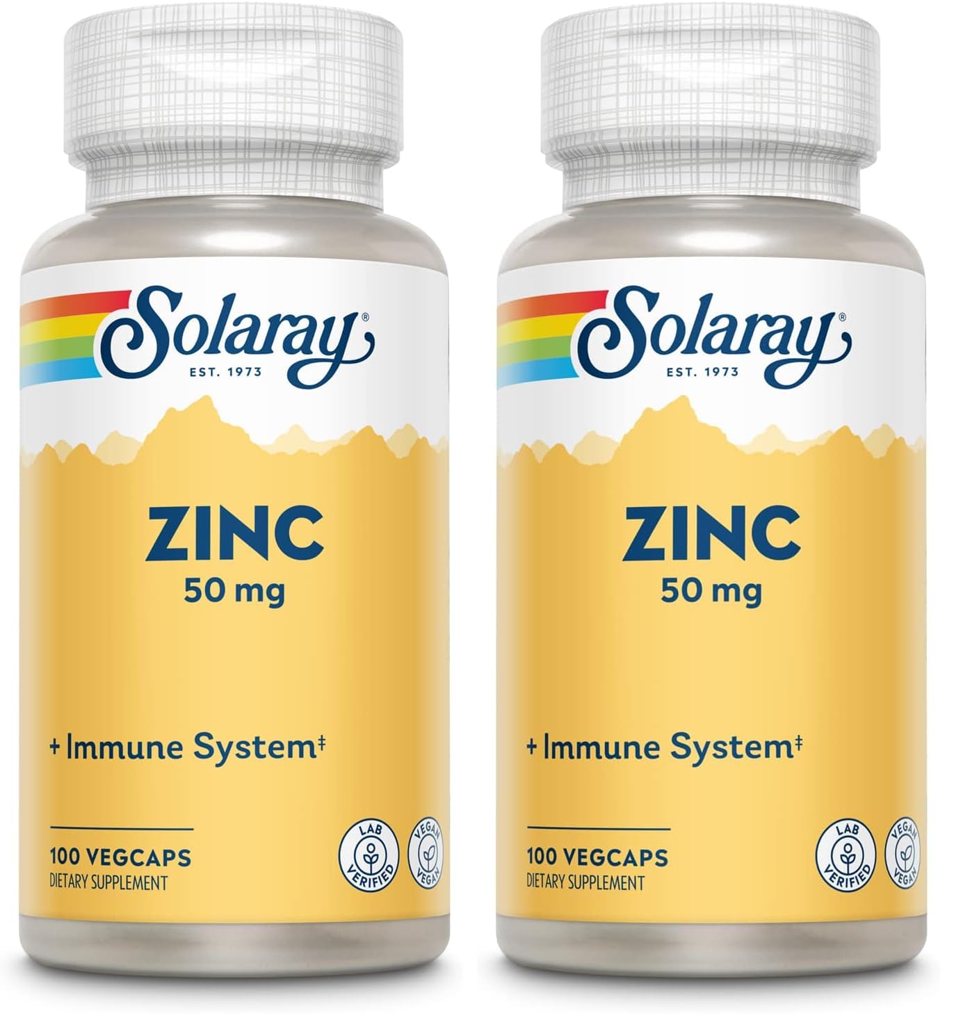 Solaray zinc capsules for immune support