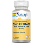 Solaray Zinc Citrate 50 mg capsules
