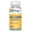 Solaray zinc copper supplement capsules
