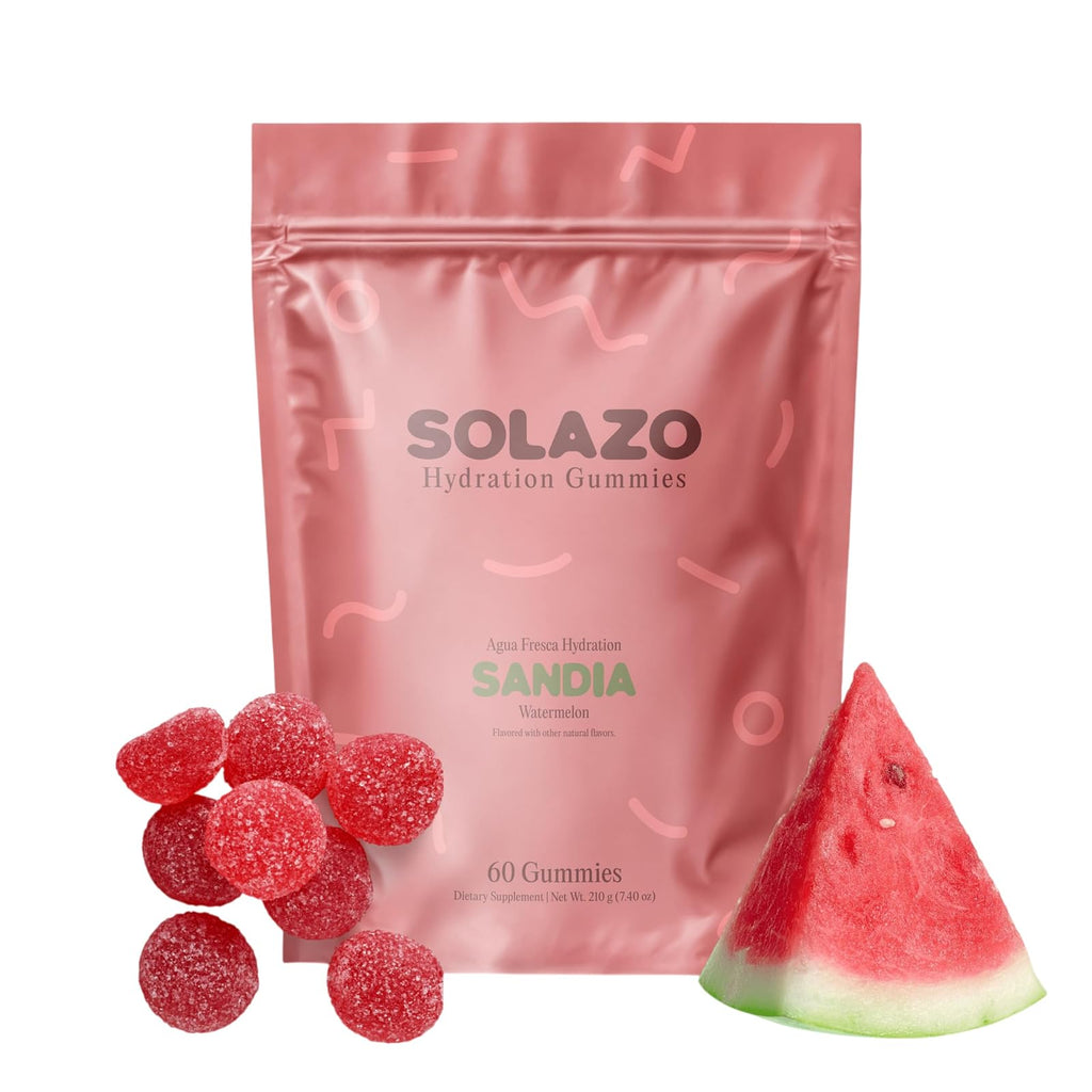 Solazo hydration gummies for athletes