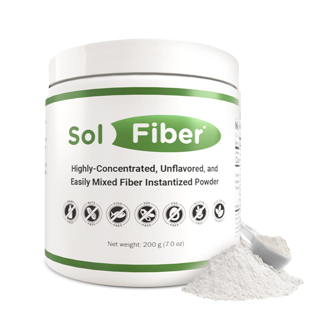 SolFiber prebiotic powder for digestion