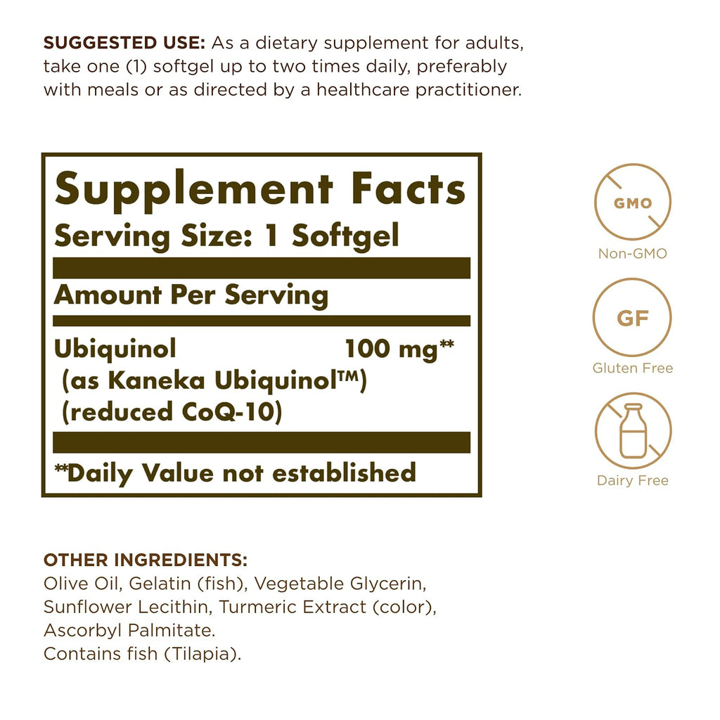solgar 100 mg coq10 supplement