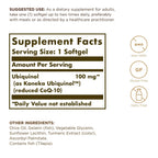 solgar 100 mg coq10 supplement
