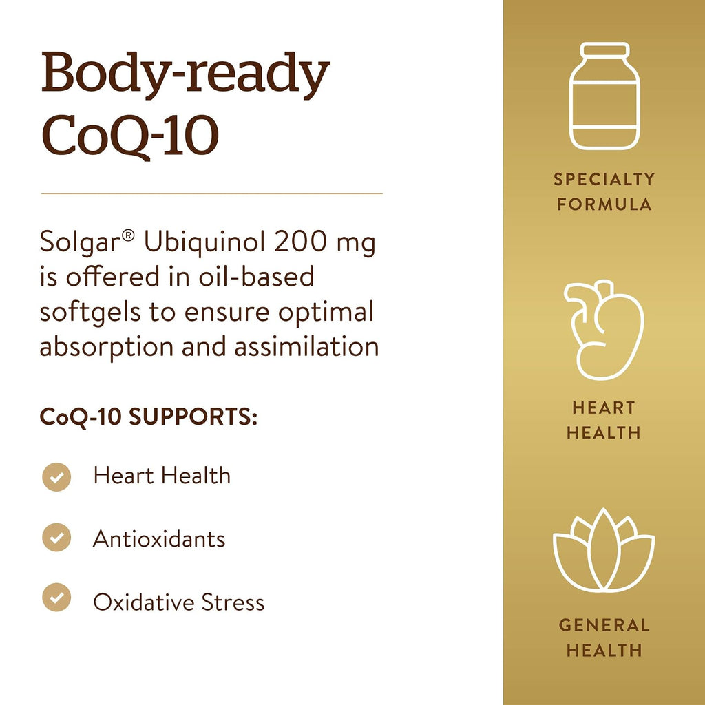Solgar 200 mg coq10 for vitality
