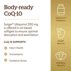 Solgar 200 mg coq10 for vitality