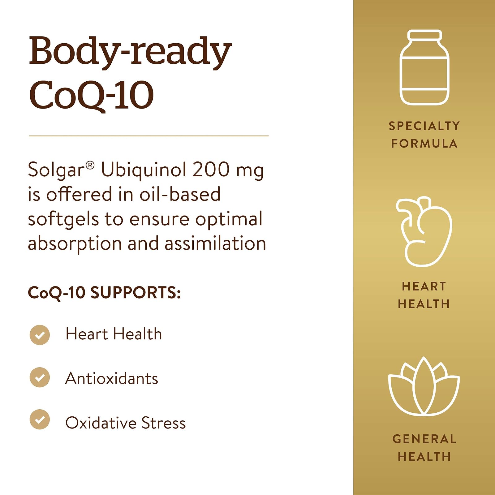 Solgar 200 mg coq10 for vitality